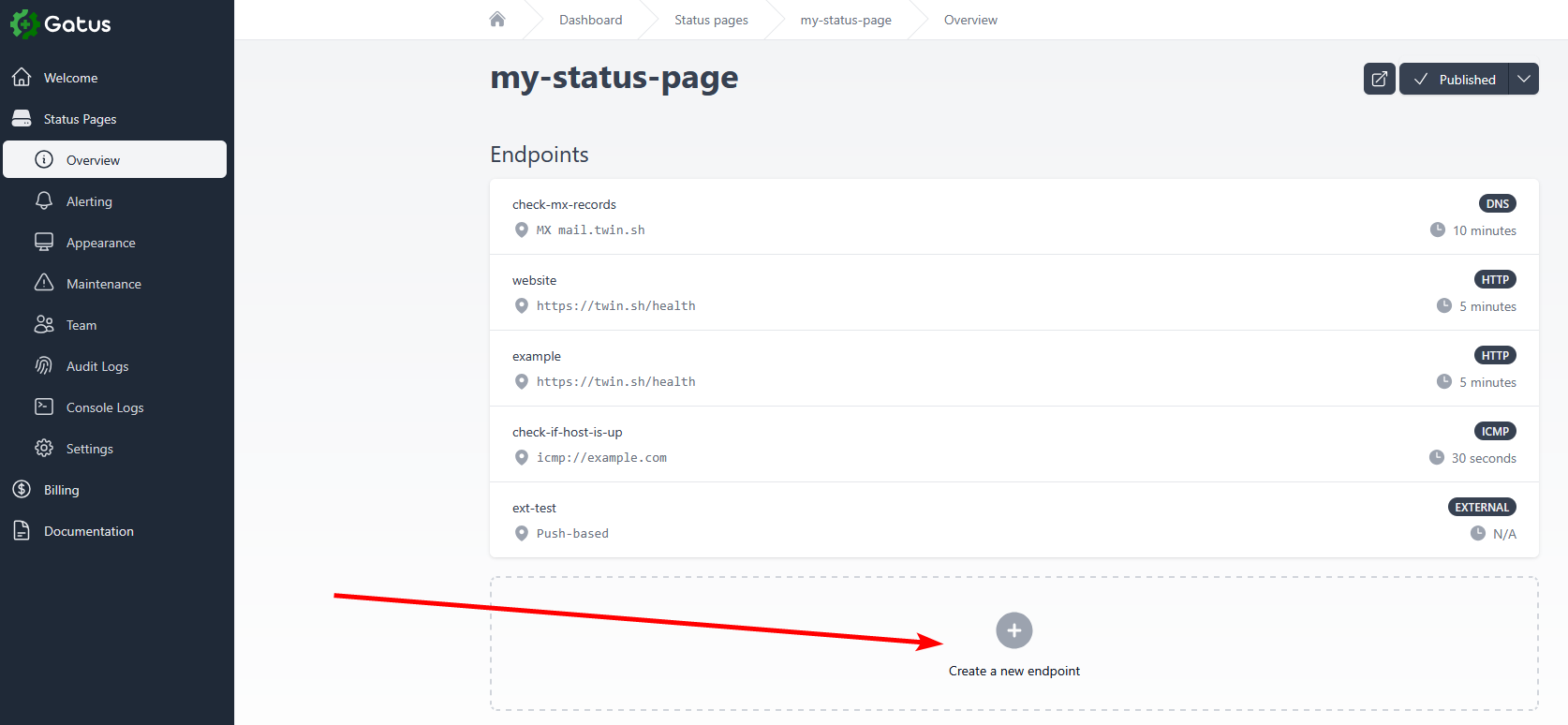 Gatus - Advanced Automated Status Page & Monitoring Platform